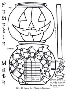 Halloween Pumpkin Math and Graphing Activity – Printables for Kids ...